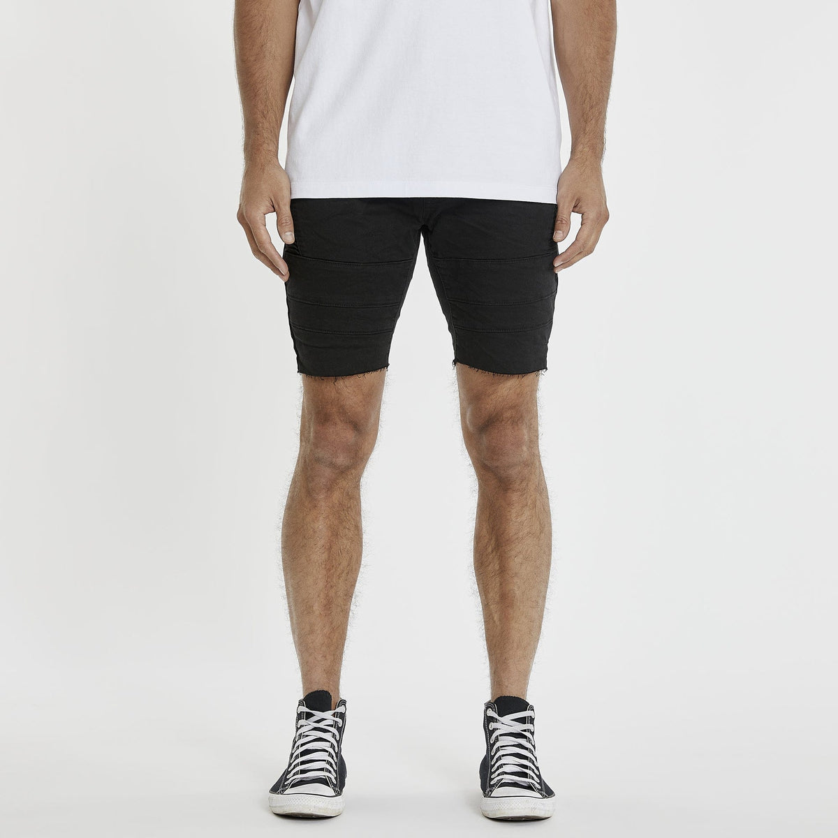 Arcadia Denim Short Jet Black | Neverland Store