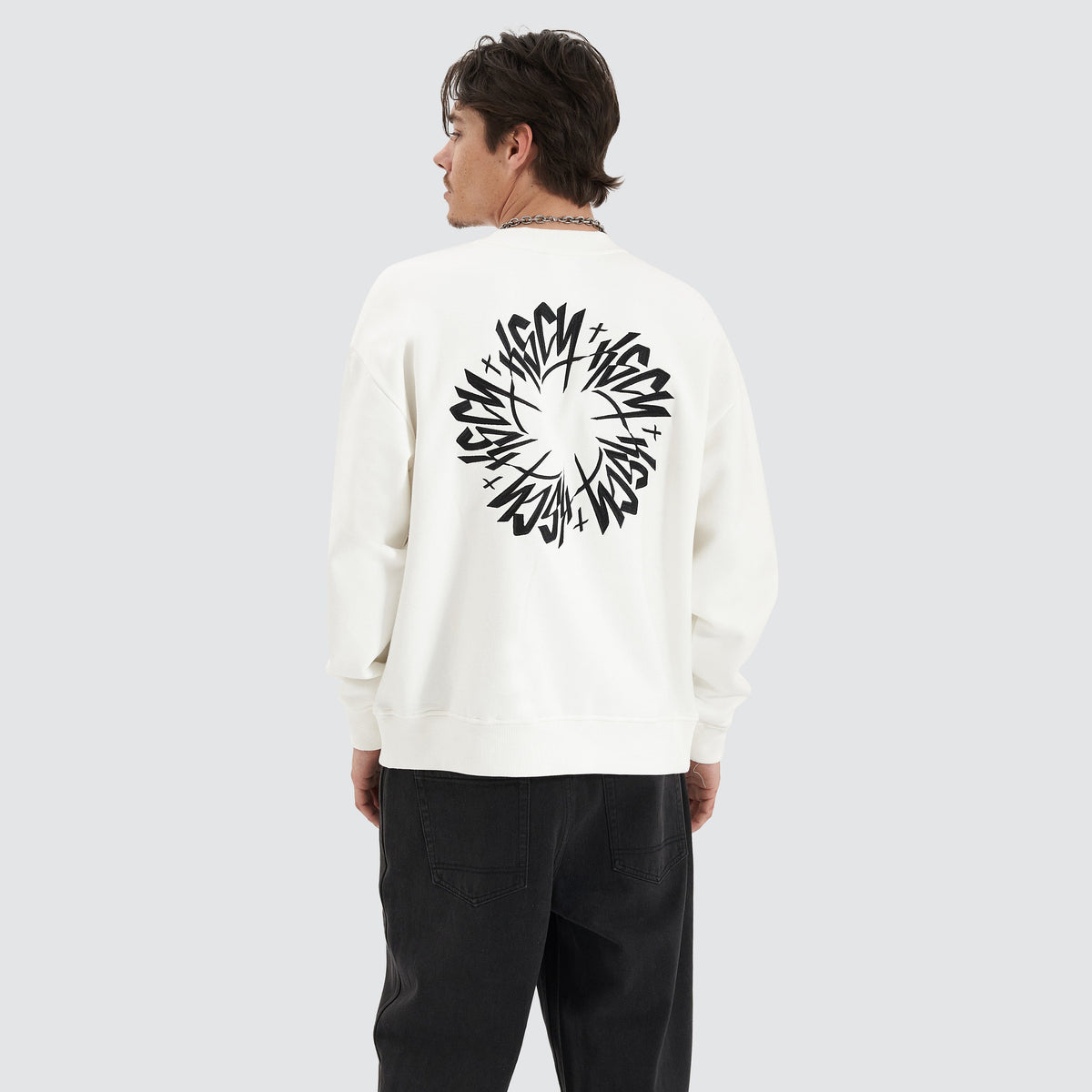 Arcane Heavy Relaxed Jumper Natural White | Neverland Store