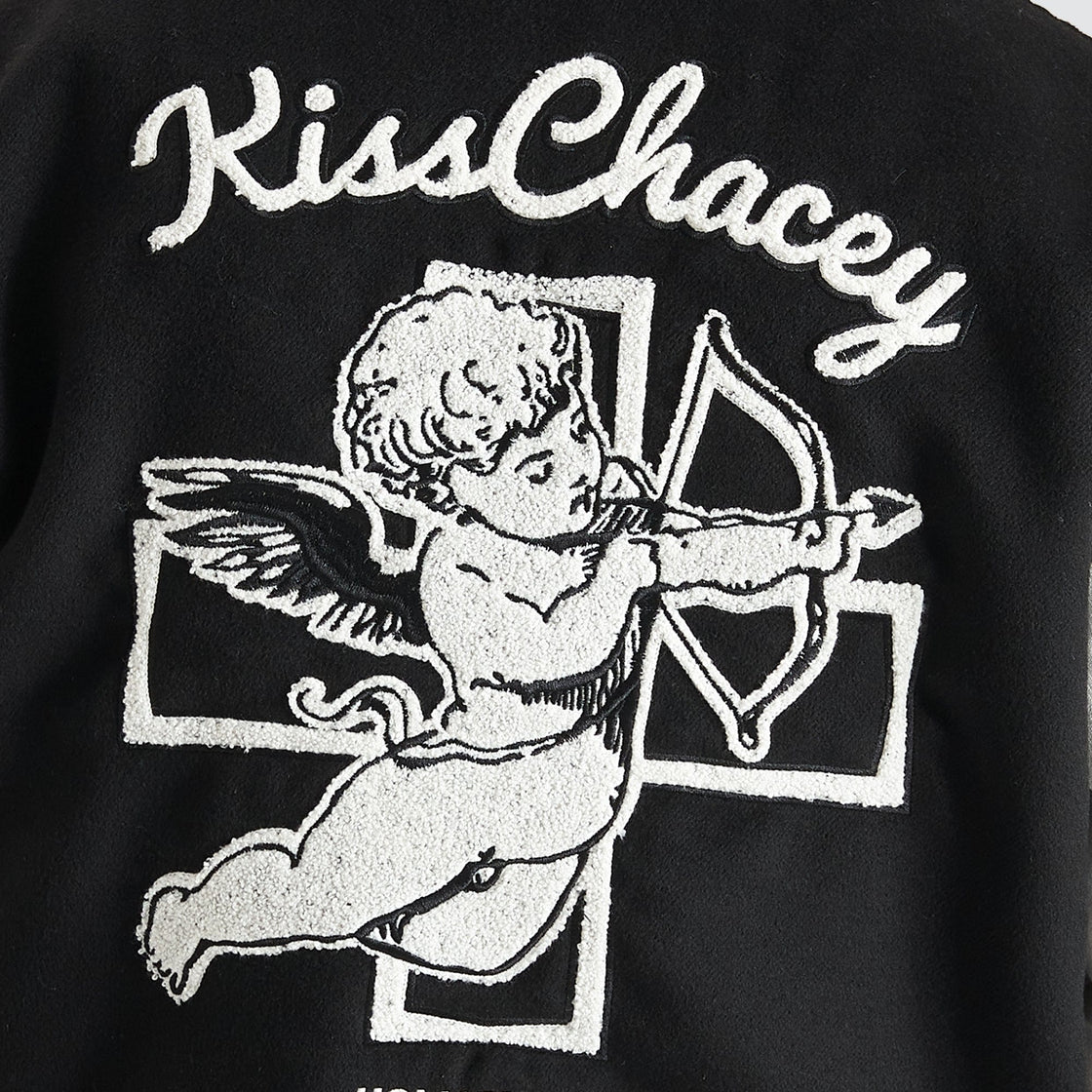 KSCY Code Vein Varsity Jacket in Jet Black | Neverland | Neverland Store