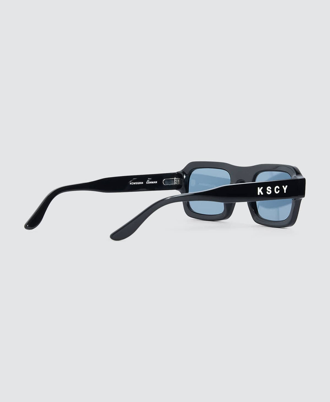 Conman Sunglasses Black/Blue | Neverland Store
