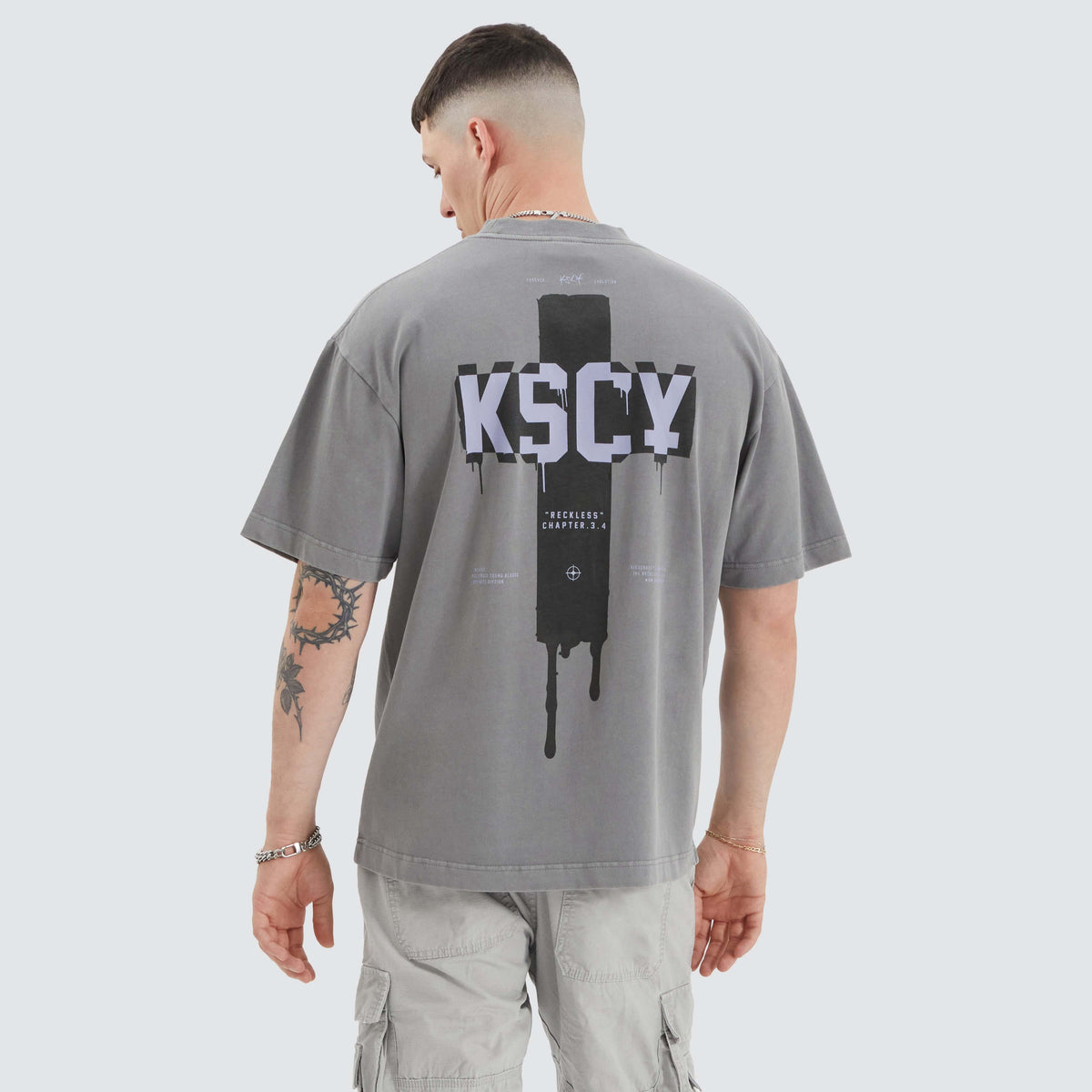 KSCY Corrib Street Tee in Pigment Frost Grey | Neverland Store
