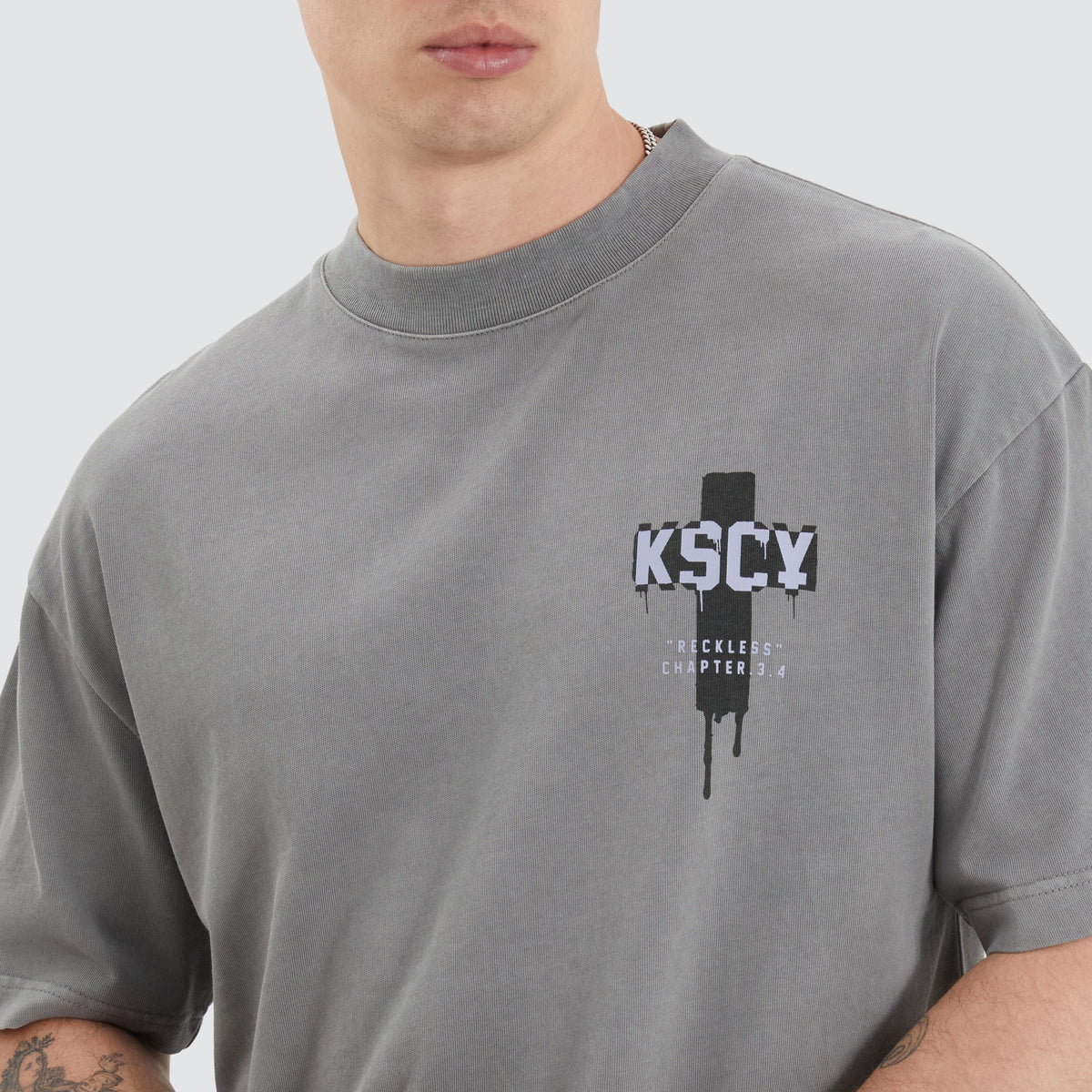 KSCY Corrib Street Tee in Pigment Frost Grey | Neverland Store