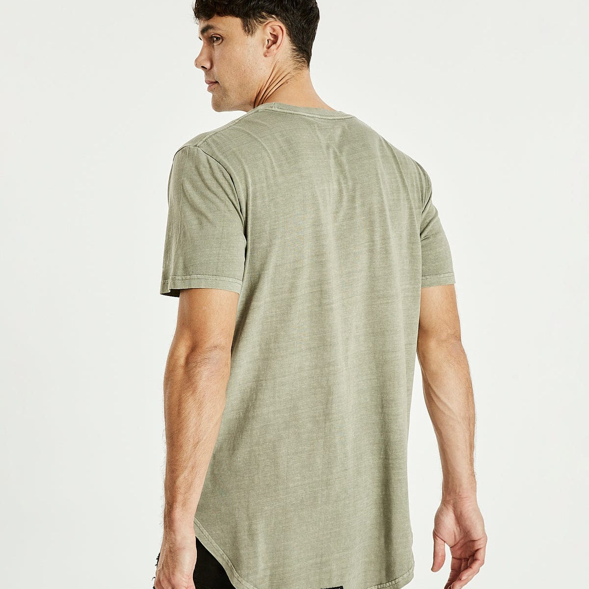 Essentials Dual Curved T-Shirt Pigment Shadow | Neverland Store
