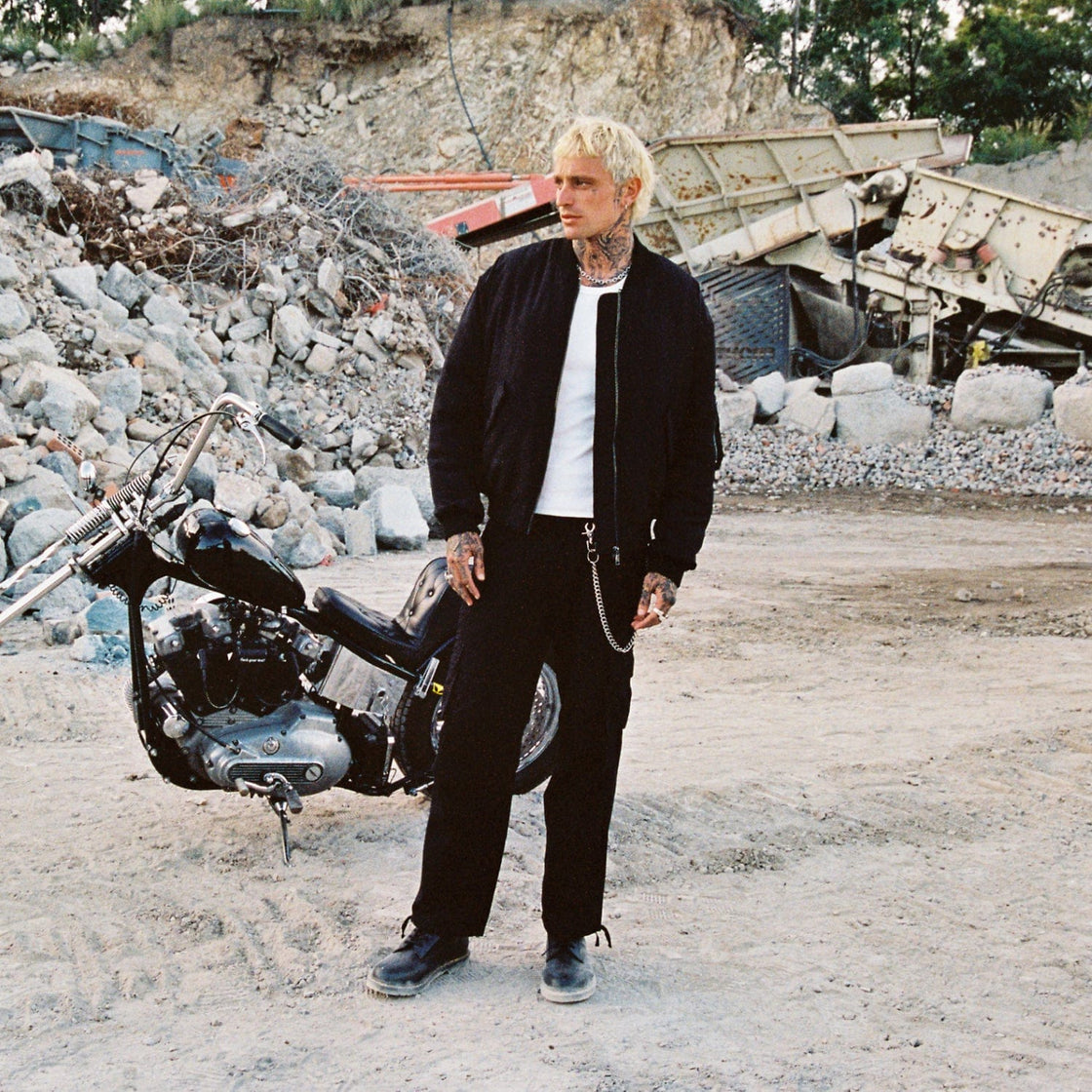 KSCY Gridlock Bomber Jacket in Jet Black - Kiss Chacey | Neverland Store