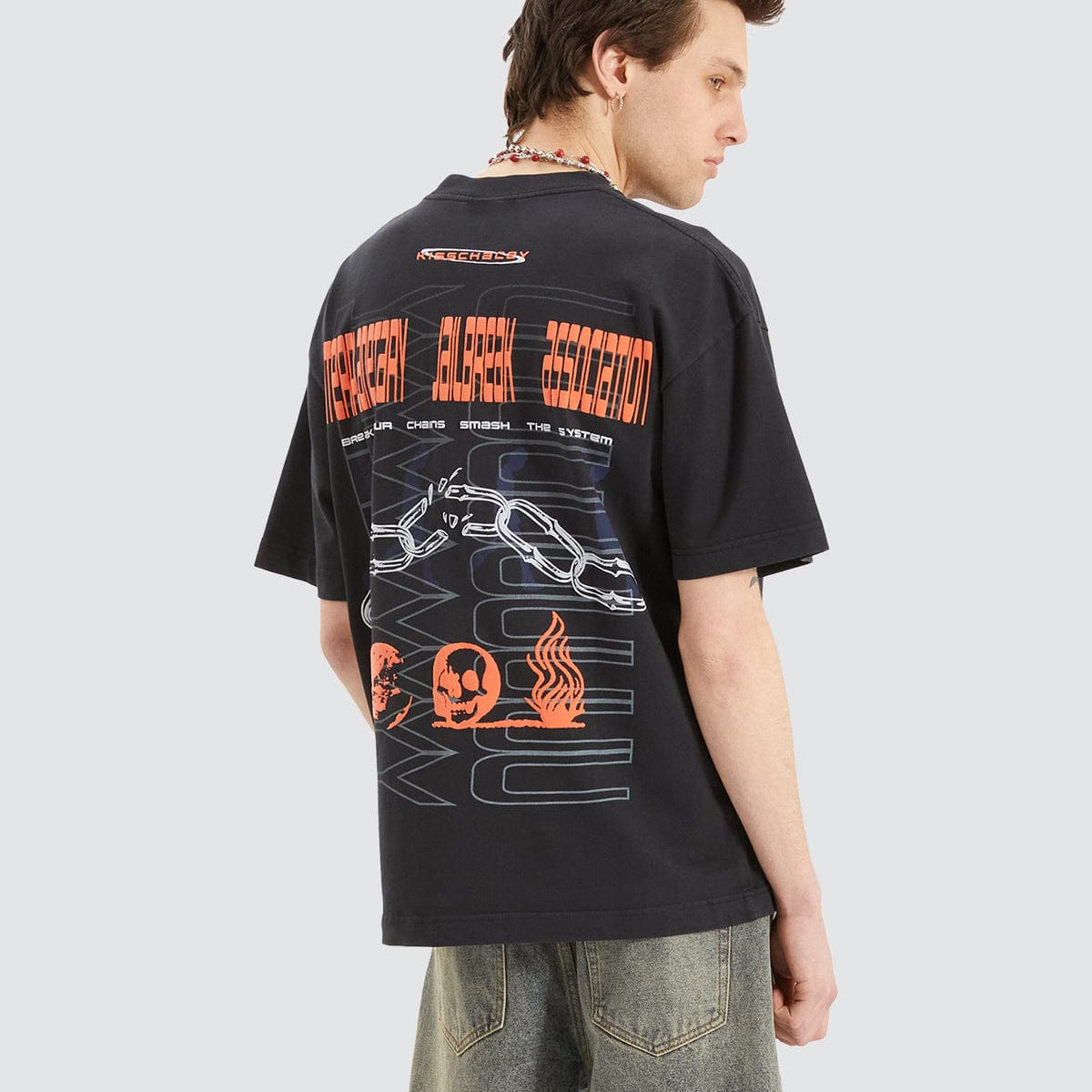 Jailbreak Heavy Street T-Shirt in Pigment Anthracite Black | Neverland ...