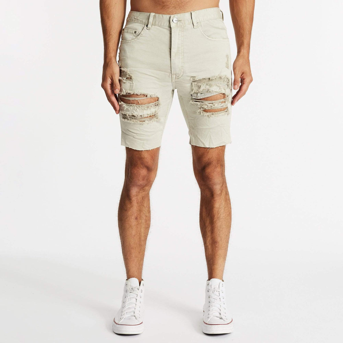 KS2 Denim Short Destroyed Goat | Neverland Store