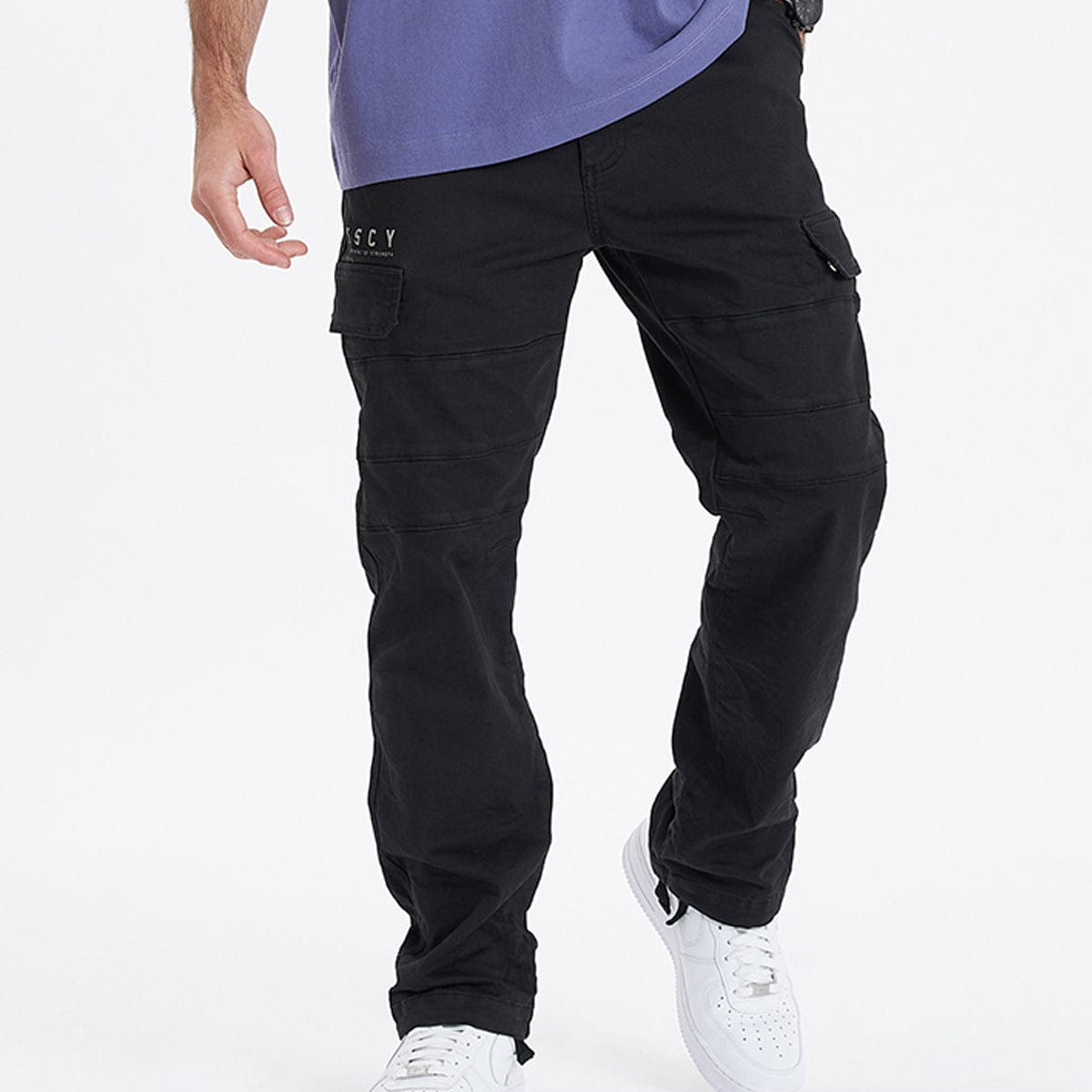Michigan Side Pocket Cargo Pants Black | Neverland Store