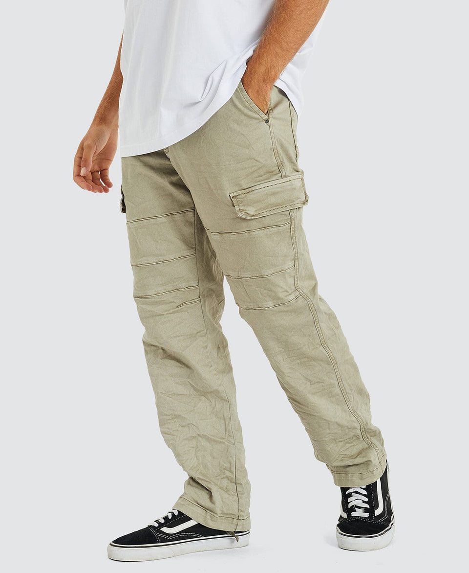 KSCY Michigan Side Pocket Cargo Pants Sage Green | Neverland Store