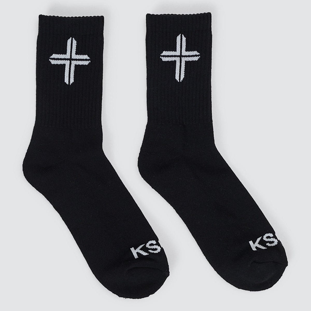 Raid 2-Pack Crew Socks Black | Neverland Store