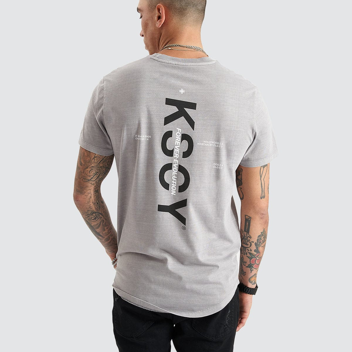 KSCY Tustin Tee Pigment Frost Grey - Neverland Store