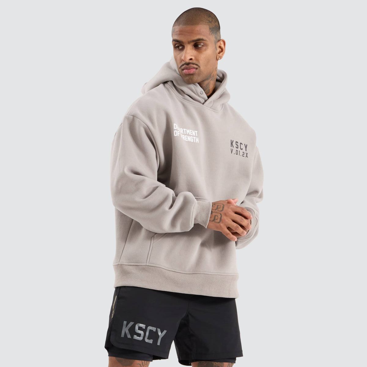 KSCY DOS Force Relaxed Hoodie in Alloy | Neverland | Neverland Store