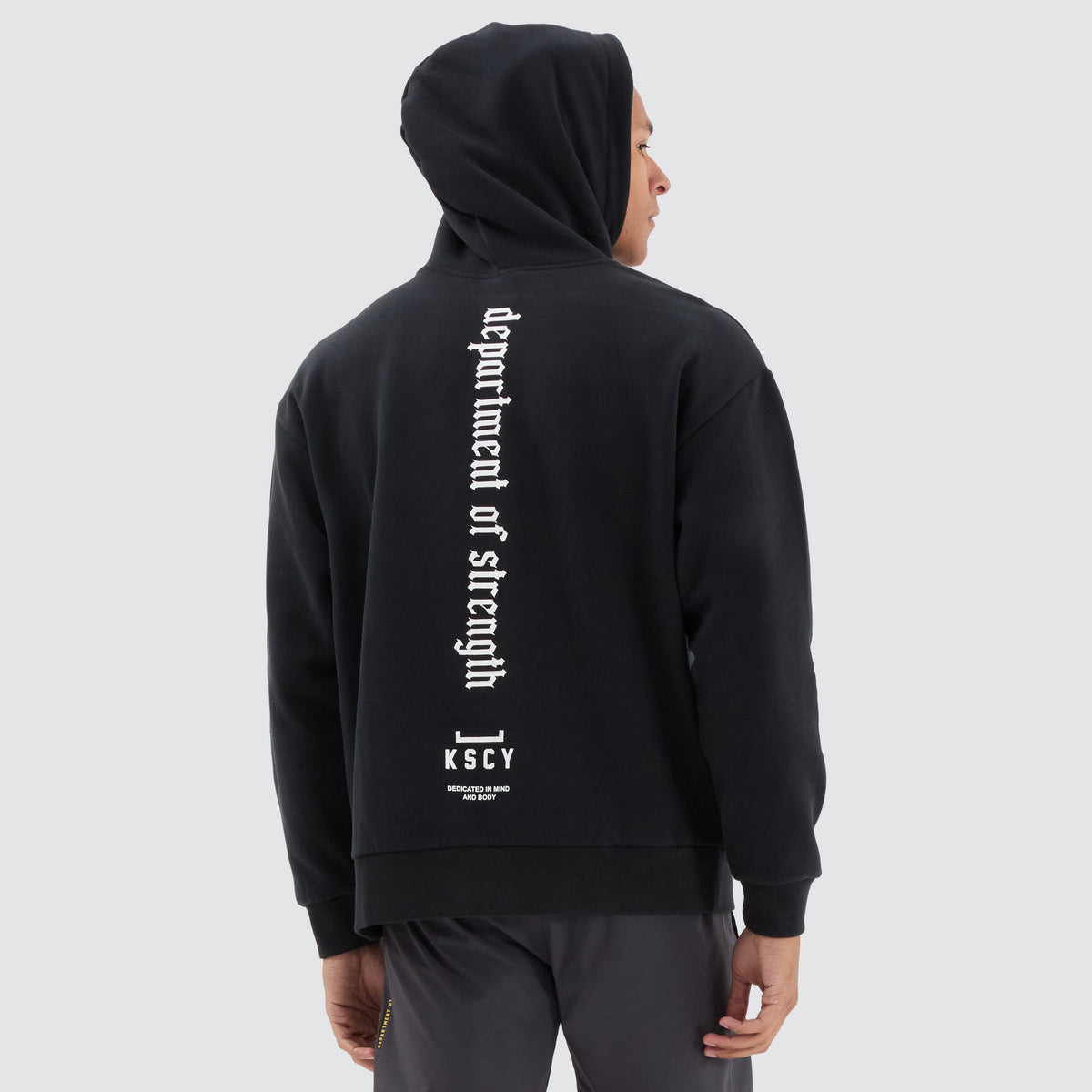 KSCY ACTIVEWEAR Stamina Relaxed Hoodie in Dos Black | Neverland Store