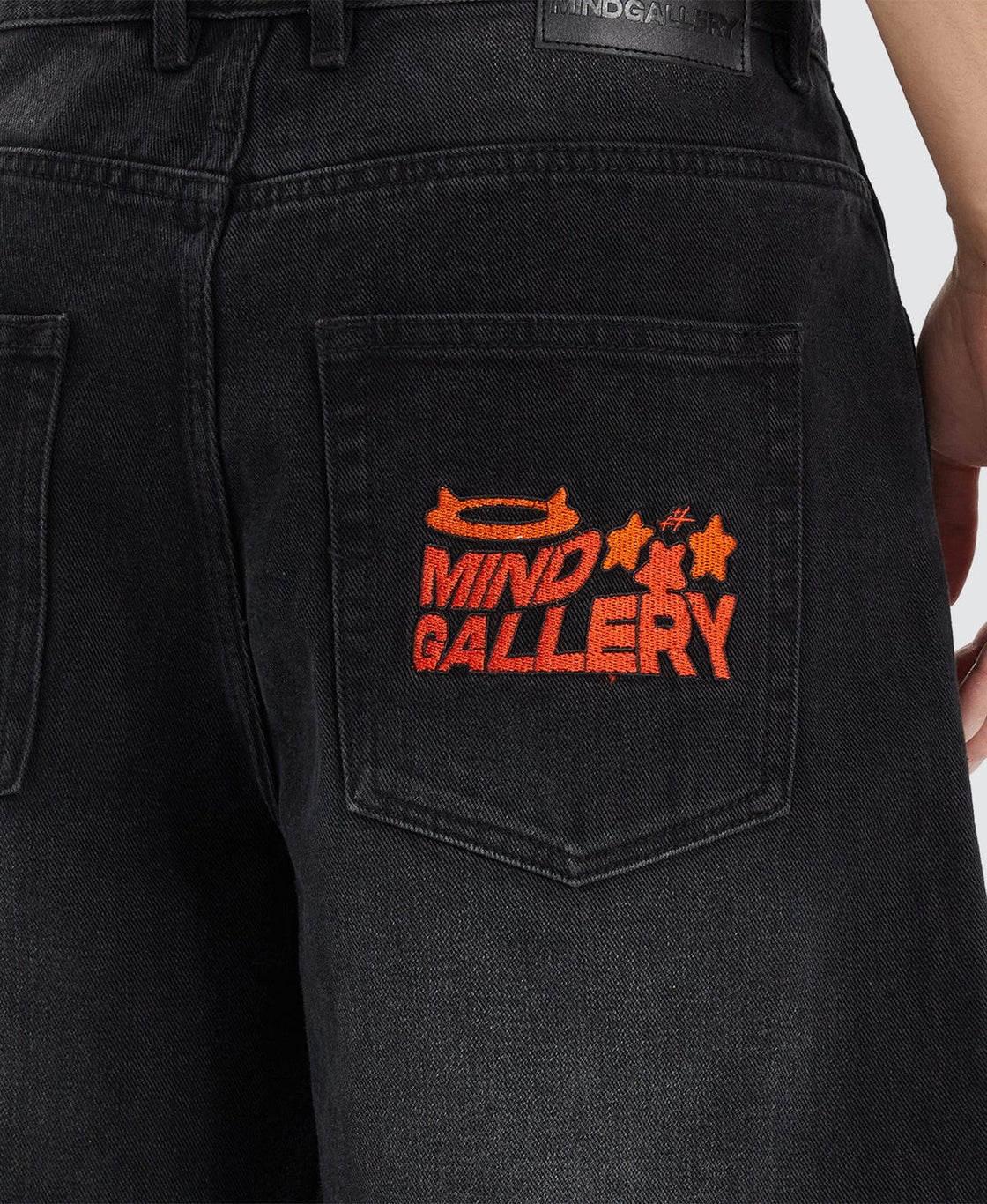 Mind Gallery Devil Longline Black Jorts | Neverland Store