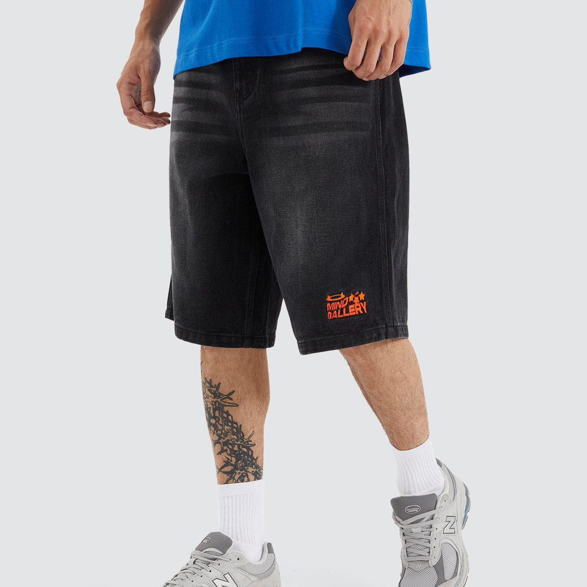 Mind Gallery Devil Longline Black Jorts | Neverland Store