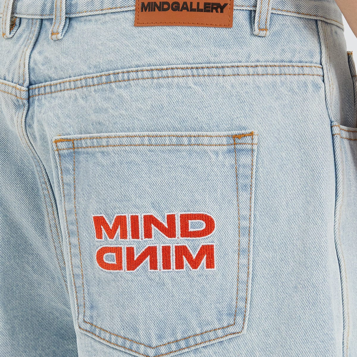 Mind Gallery Dnim Longline Bleach Jorts - Neverland Store