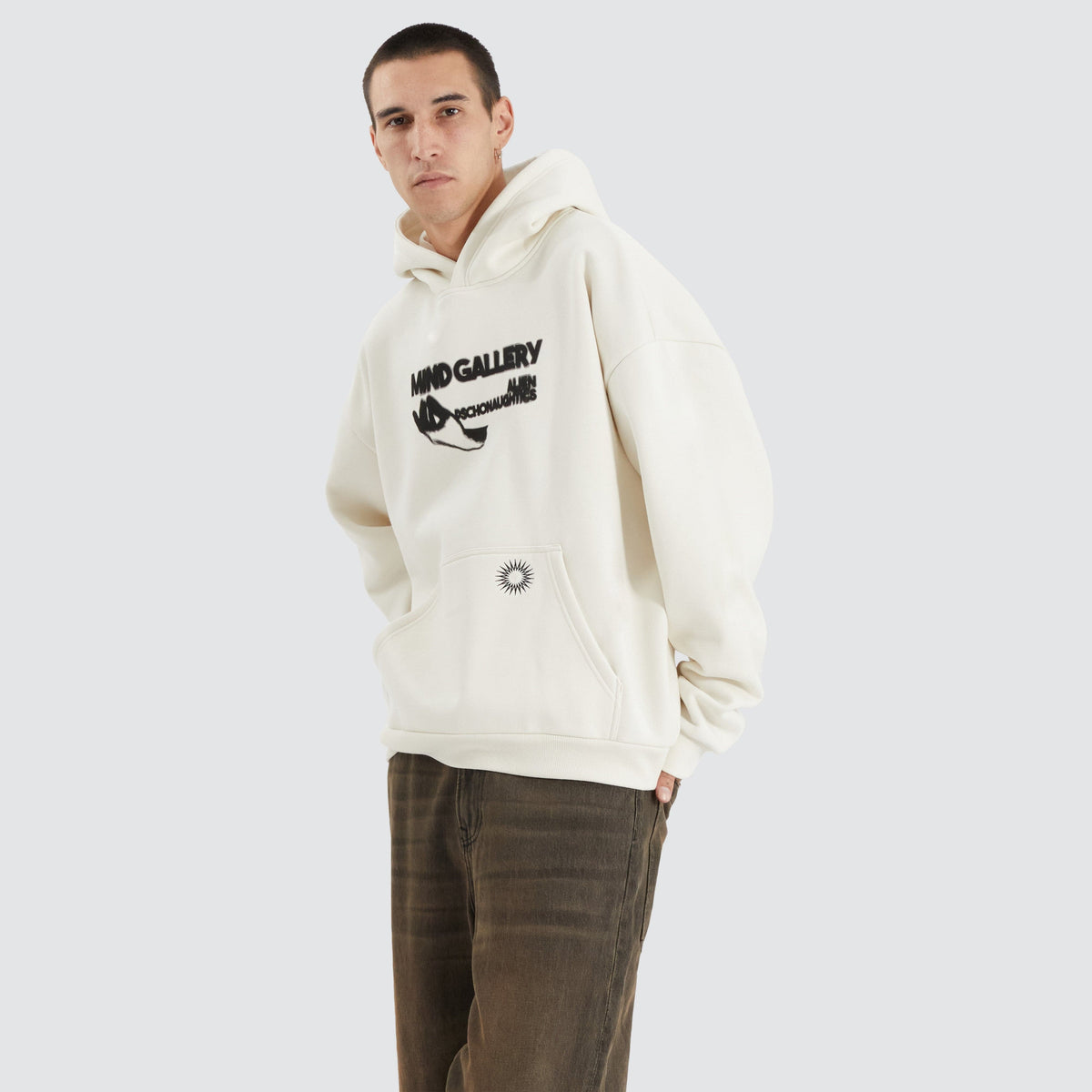 Mind Gallery Noise Street Hoodie in Tofu - Neverland Store