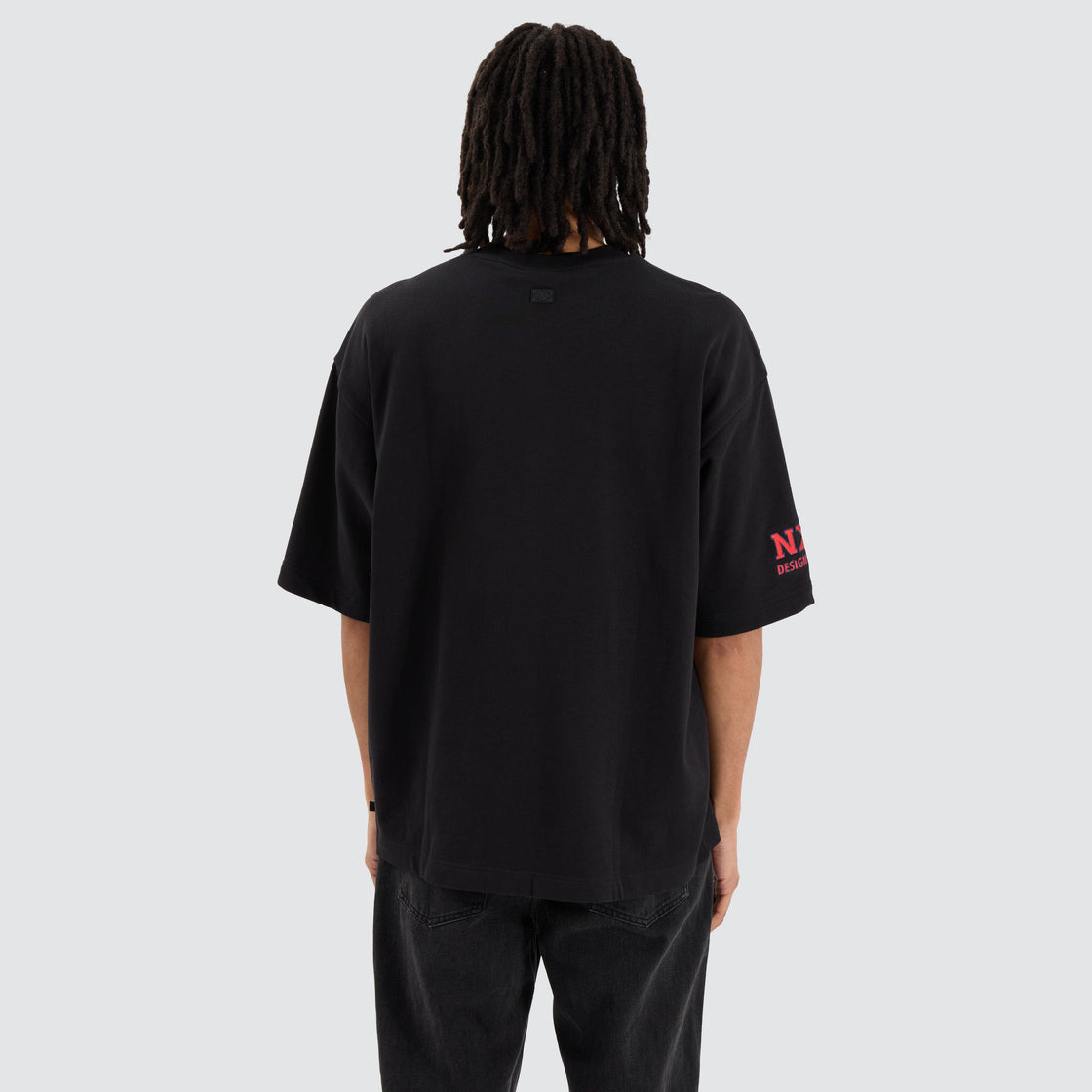 NXP x AFL Melbourne Demons Mega Loop Back Tee in Jet Black | Neverland ...