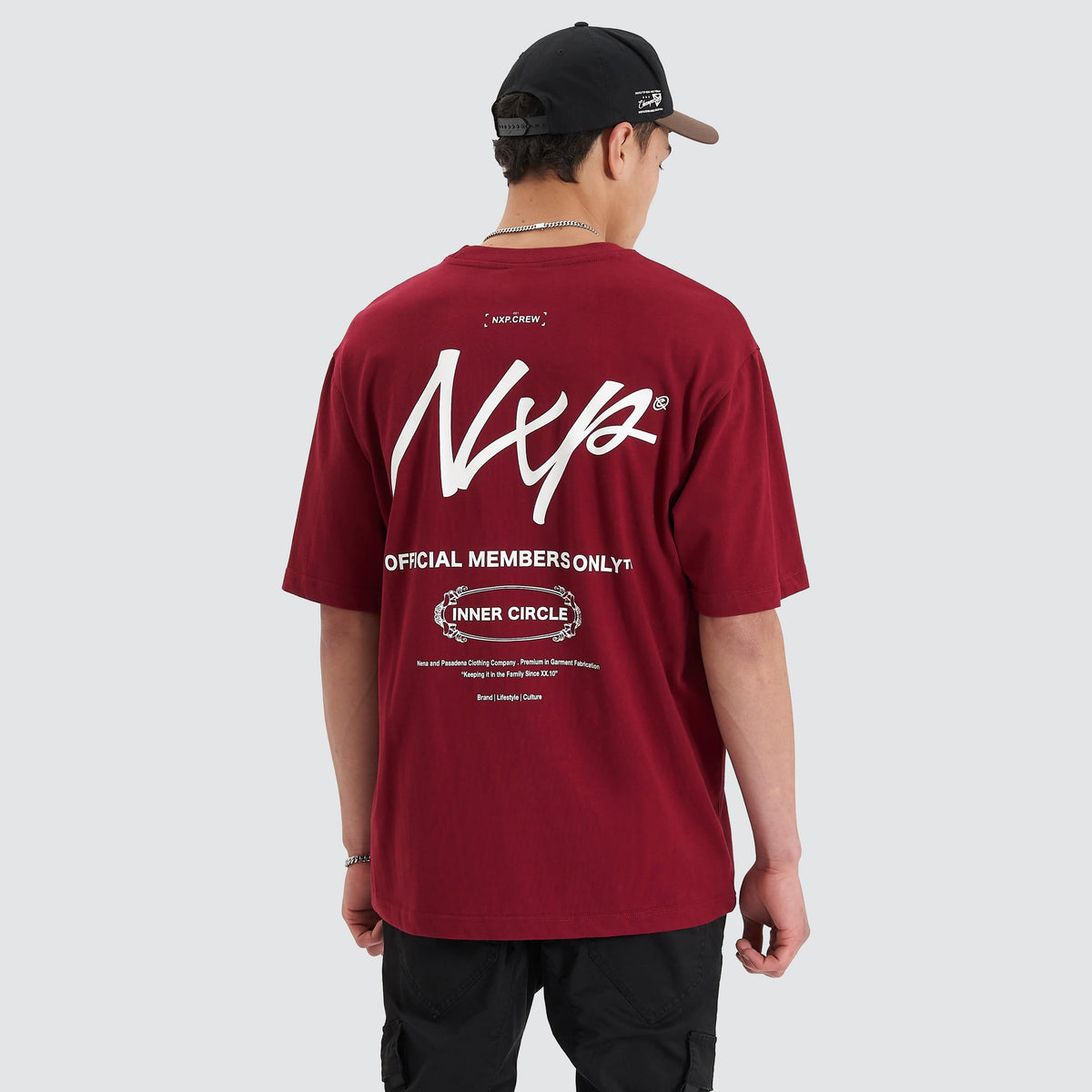 NXP Arcade Heavy Oversized Tee in Red - Nena and Pasadena | Neverland Store