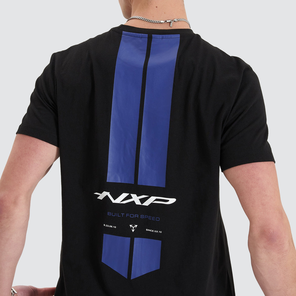 NXP Column Dual Curved Tee in Jet Black | Neverland | Neverland Store
