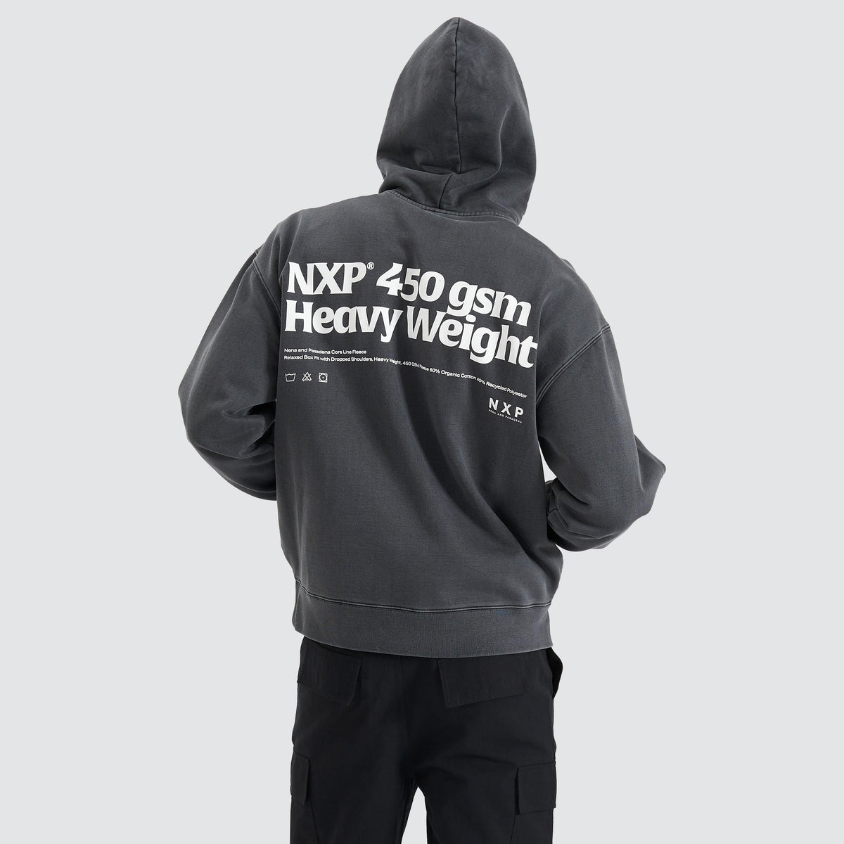 NXP Core Line Box Fit Hoodie in Asphalt - Nena and Pasadena | Neverland ...