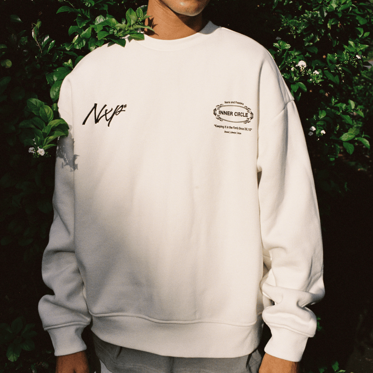 NXP Dome Heavy Box Fit Sweater in White | Neverland | Neverland Store