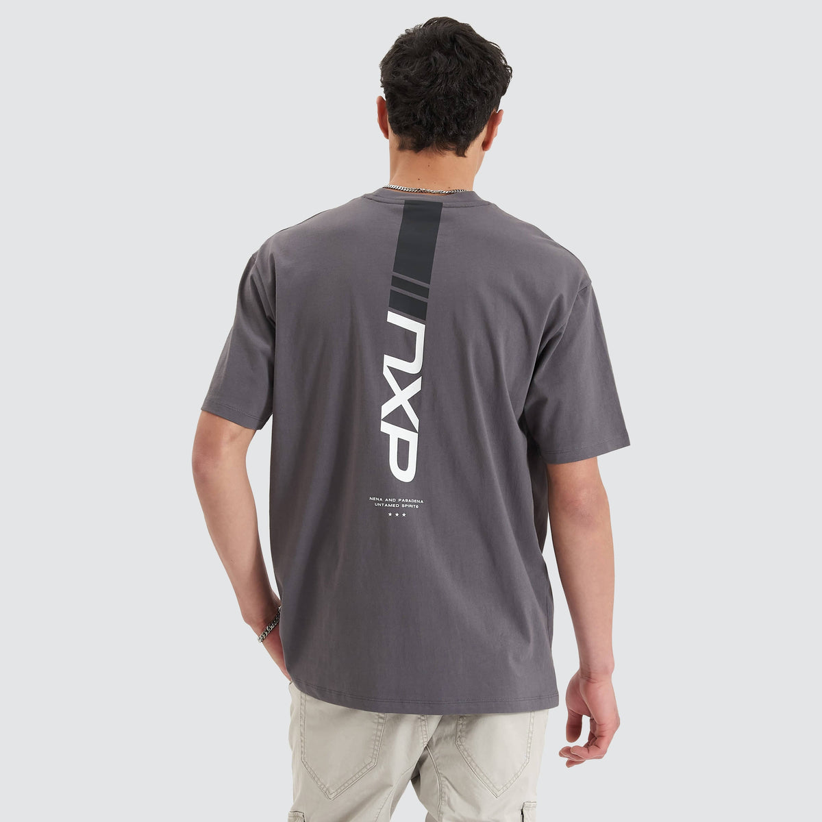 NXP Dynamic Heavy Box Fit Tee in Asphalt - Nena and Pasadena ...