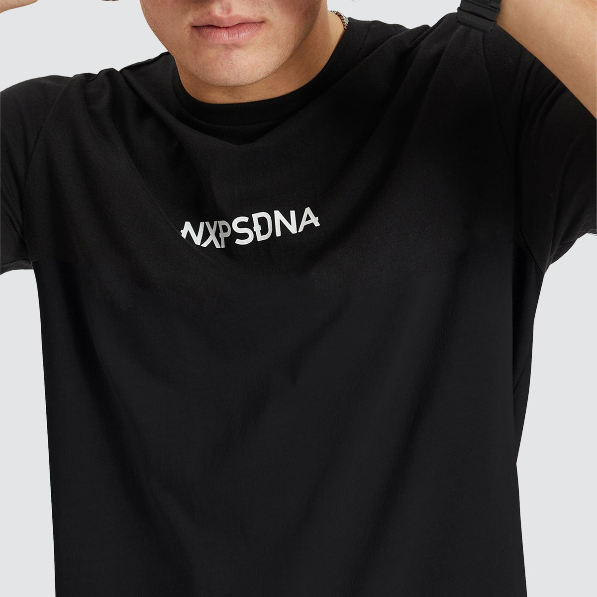 NXP Echelon Cape Back T-Shirt in Jet Black | Neverland | Neverland Store