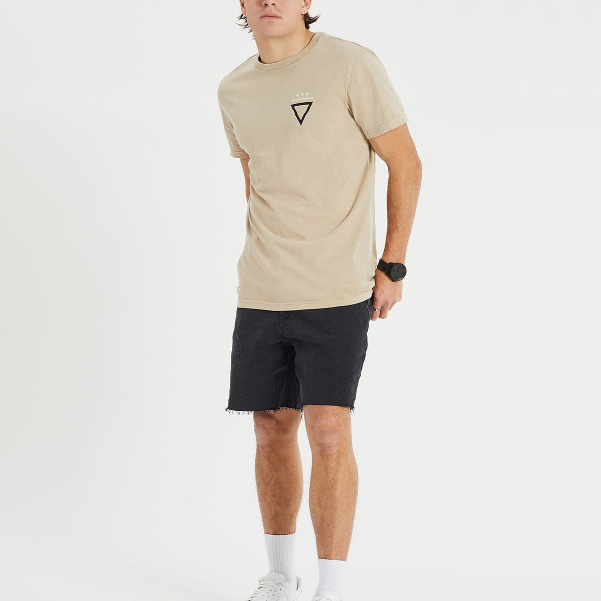 NXP Express Cape Back T-Shirt in Tan | Neverland | Neverland Store