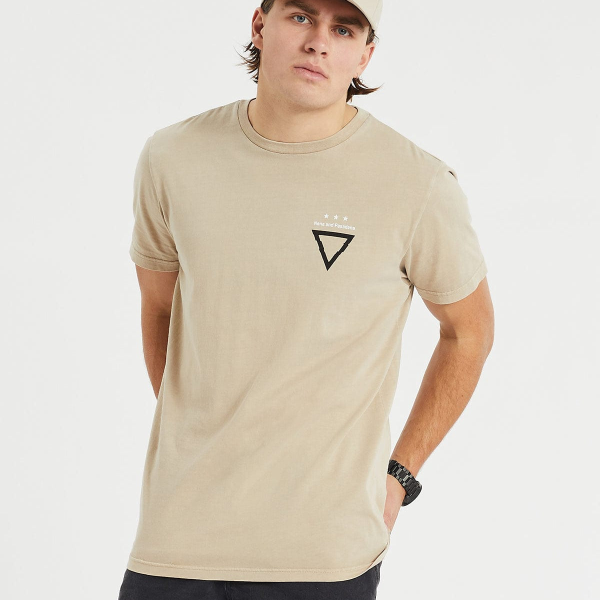 NXP Express Cape Back T-Shirt in Tan | Neverland | Neverland Store