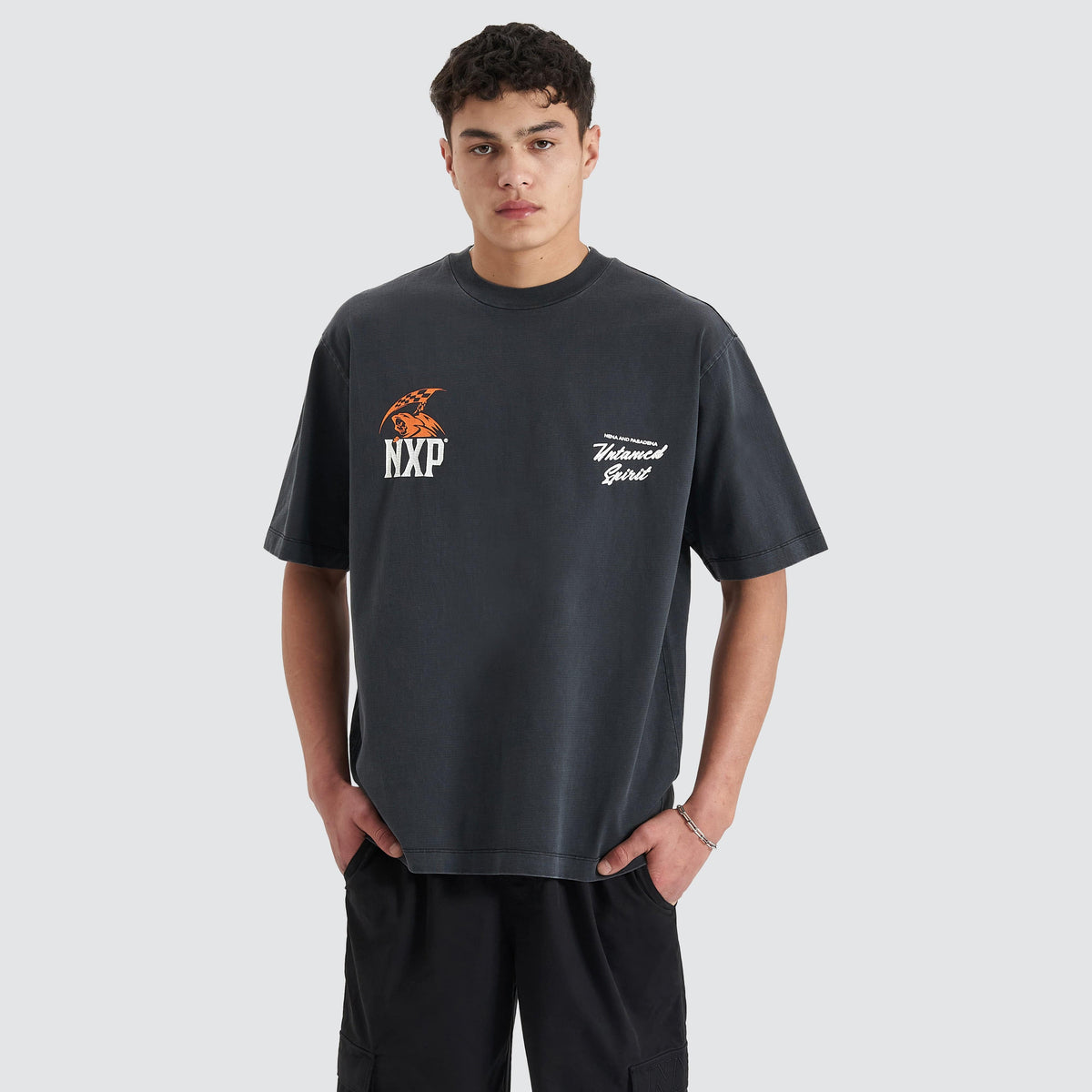 NXP Extrapolate Heavy Tee in Pigment Black | Neverland | Neverland Store