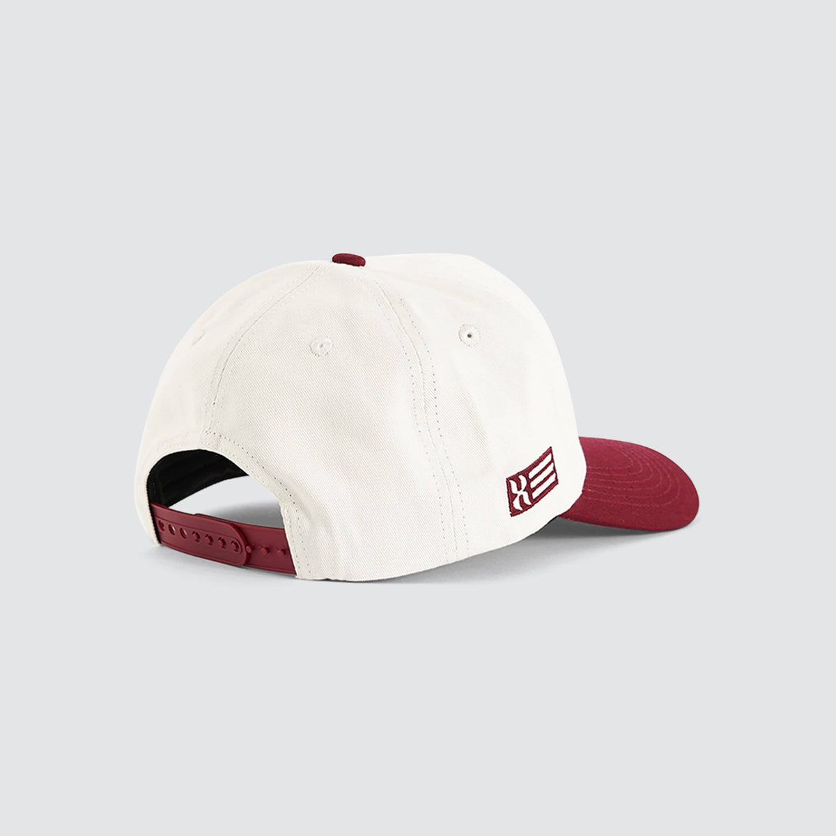 NXP Liminal 5 Panel Peak Cap in White - Nena and Pasadena | Neverland Store