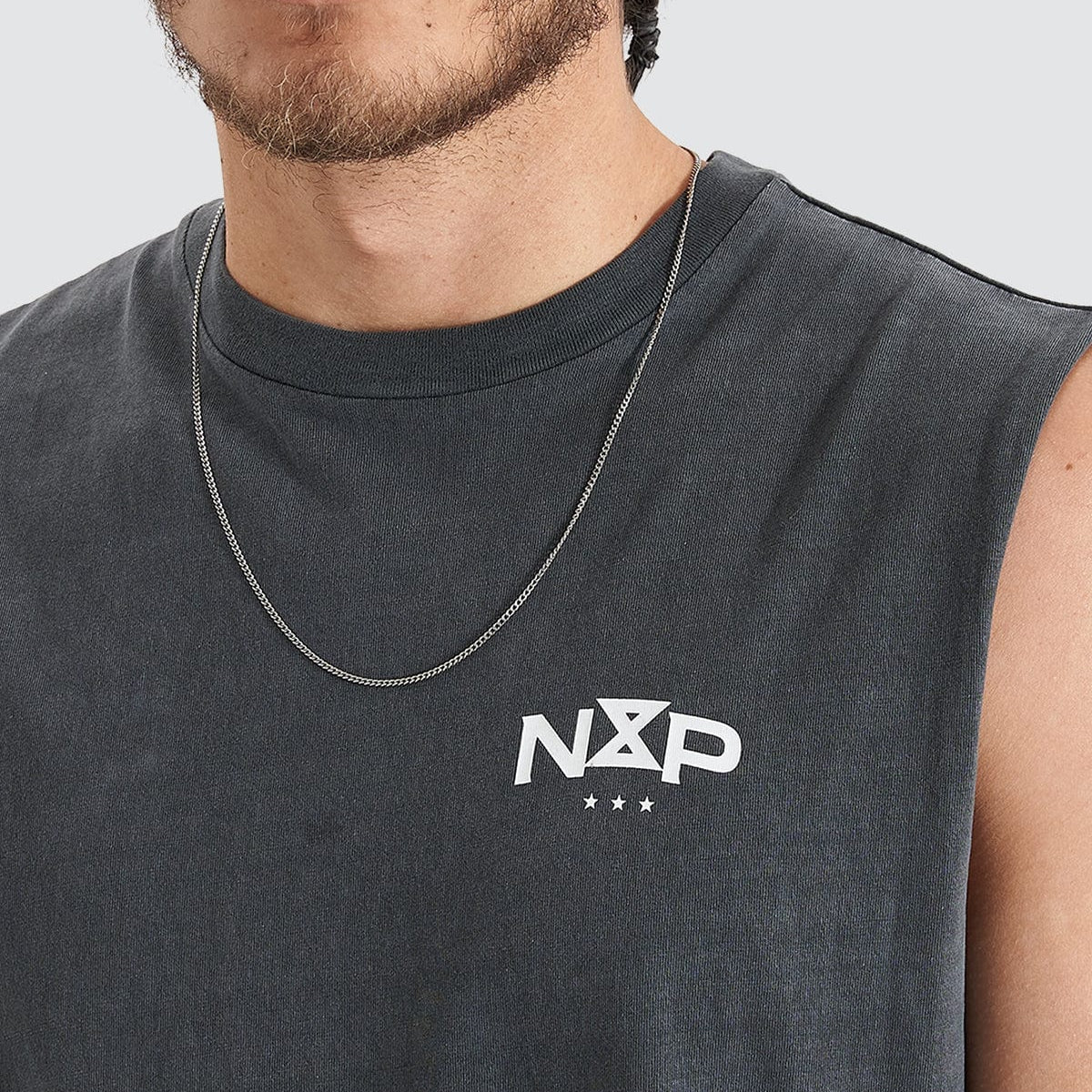 Rogue Relaxed Fit Muscle in Pigment Asphalt - Nena Pasadena | Neverland ...