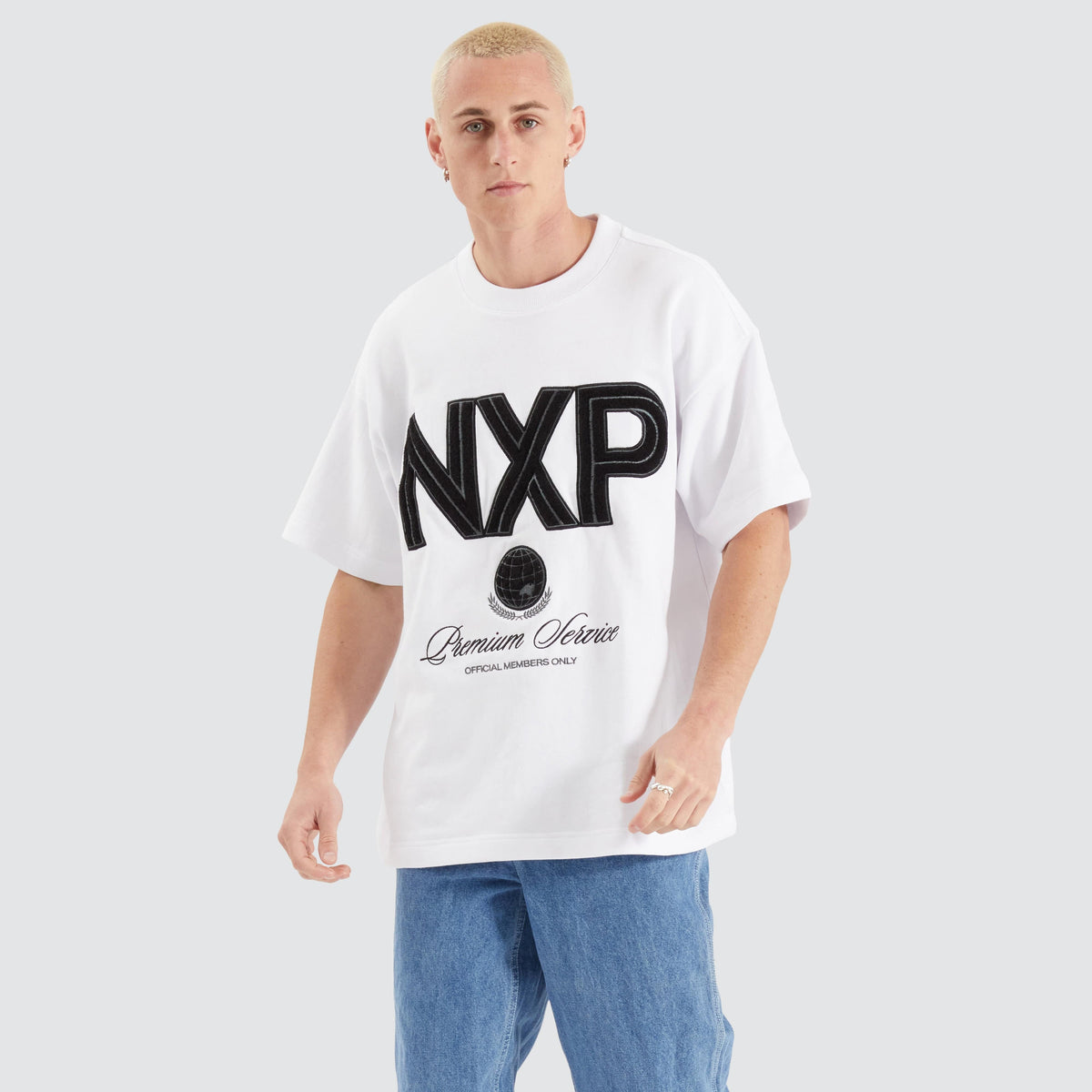 NXP Service Loopback Raptor Tee in Optical White | Neverland ...