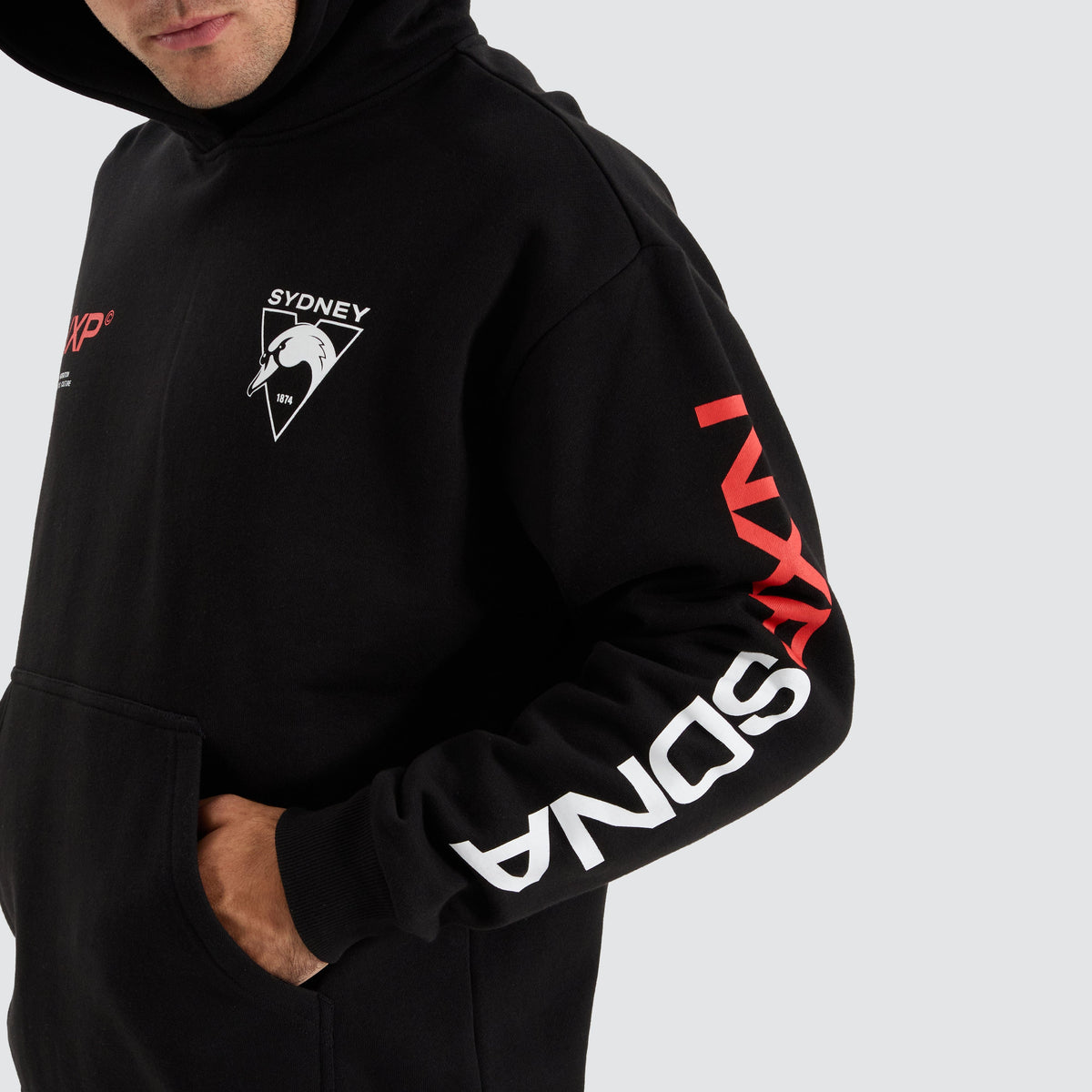 NXP Sydney Swans AFL Relaxed Hoodie in Jet Black - Neverland ...