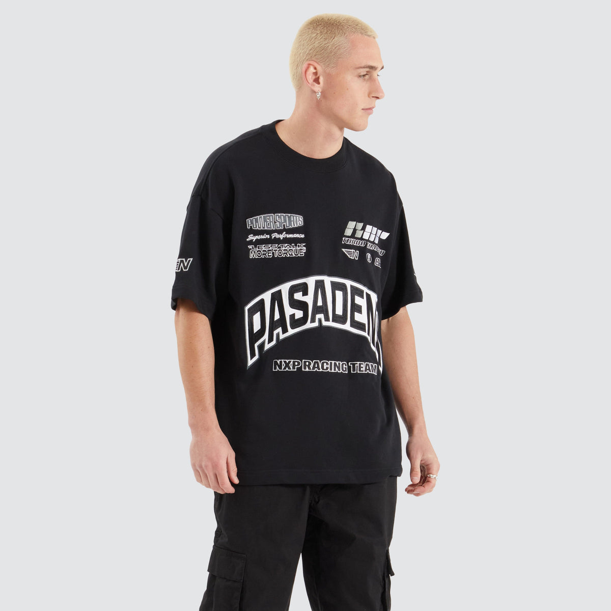 Torque Loopback Raptor Tee Anthracite Black | Neverland Store