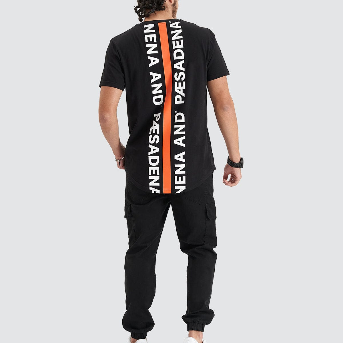 NXP Back Rank Dual Curved Tee in Jet Black - Neverland Store