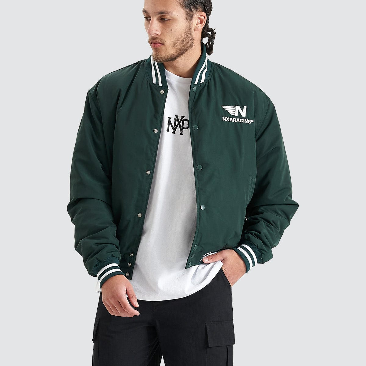 NXP Baseline Bomber Jacket in Pine Grove - Neverland Store