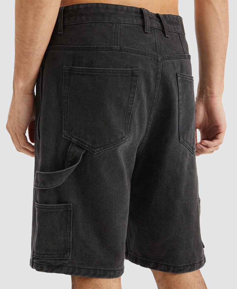 NXP Built Carpenter Short in Black | Neverland Store