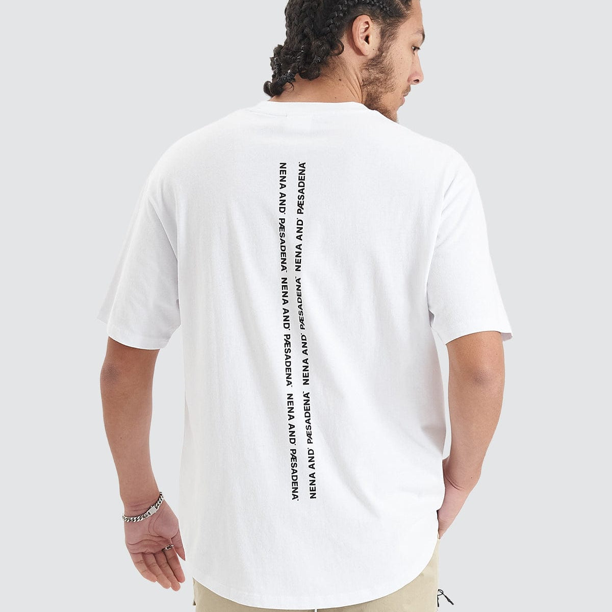 NXP Compound Heavy Box Fit Tee in White - Neverland Store