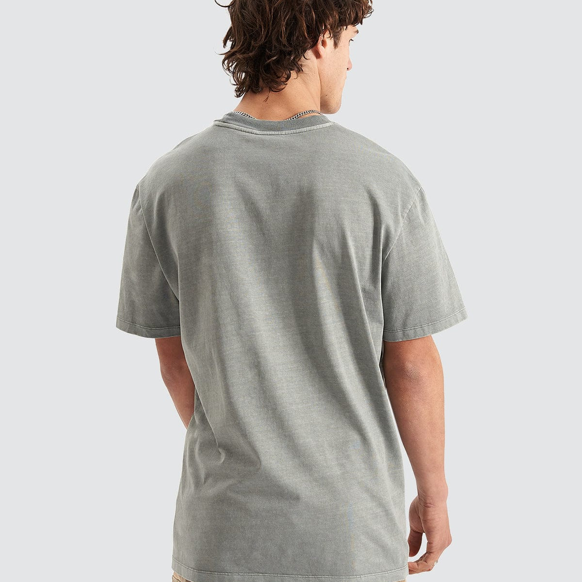 NXP Cycle Relaxed Washed Neutral Grey T-Shirt - Neverland Store