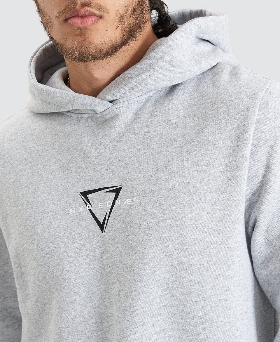 NXP Eight Rank Dual Curve Hoodie in Grey - Neverland Store
