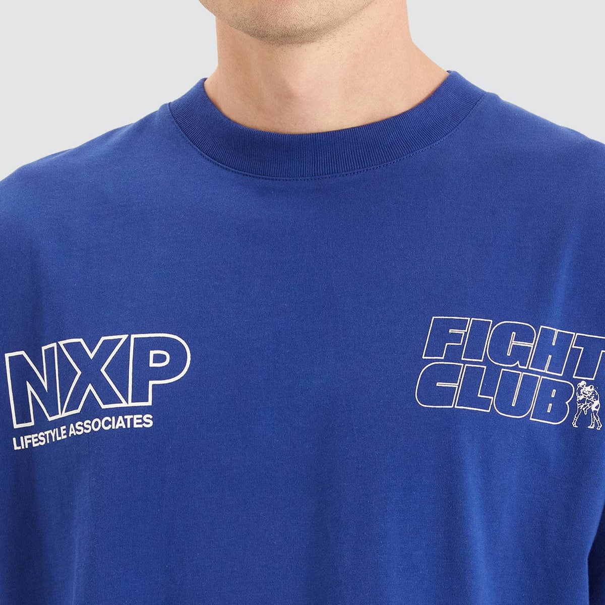 NXP Fight Club Heavy Street Tee in Blue | Neverland | Neverland Store