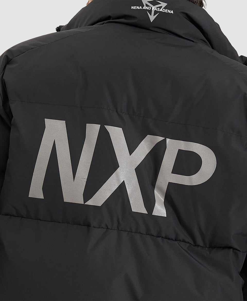 NXP Forfeit Puffer Jacket in Jet Black - Neverland Store