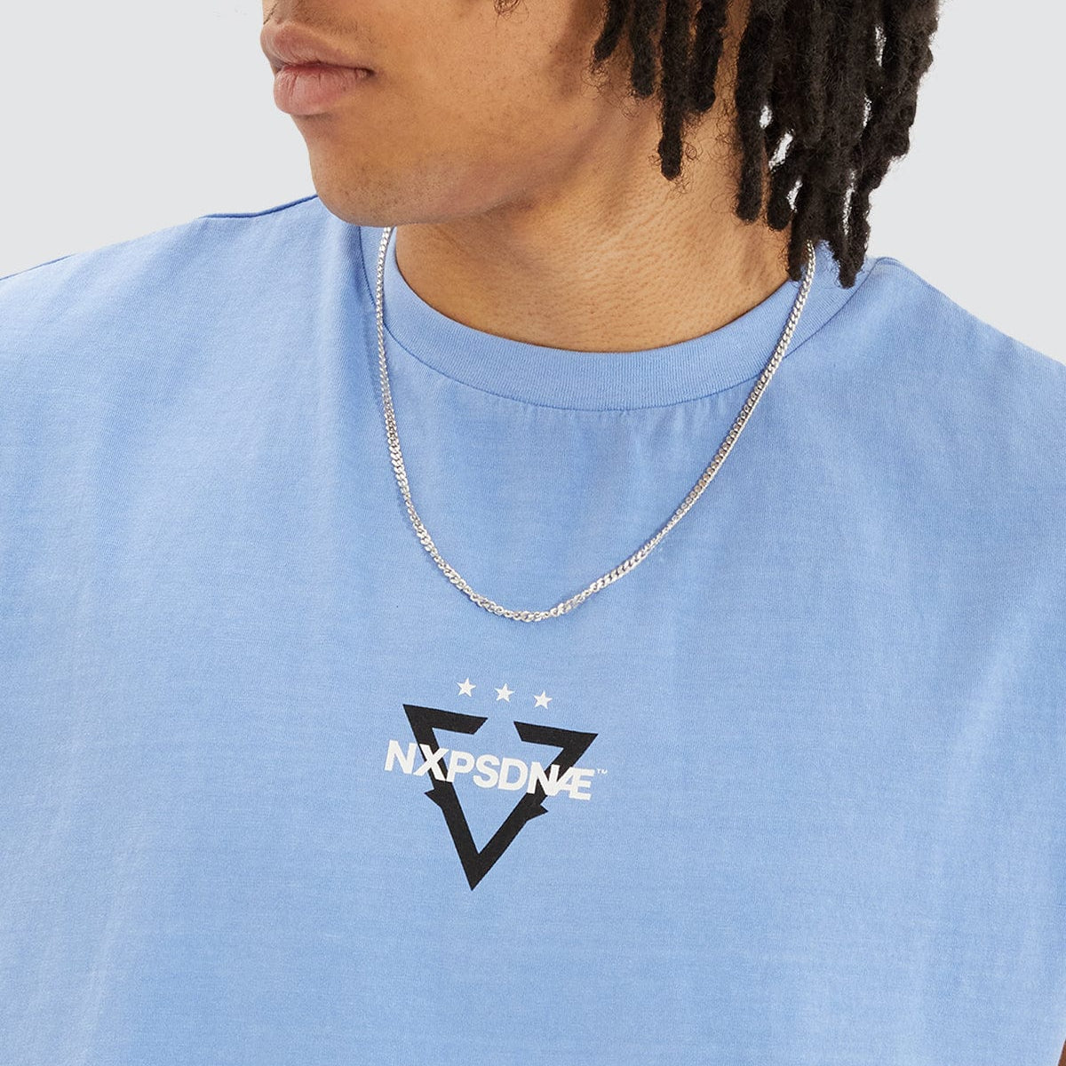 NXP Hunter Dual Curved Muscle T-Shirt Blue | Neverland | Neverland Store