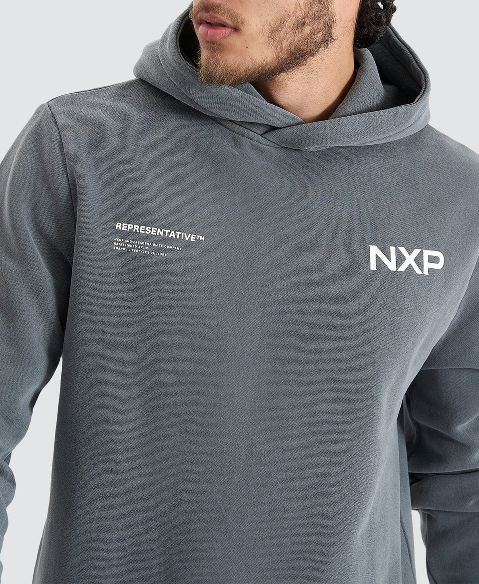 NXP Jump Start Hooded Sweater in Grey - Neverland Store