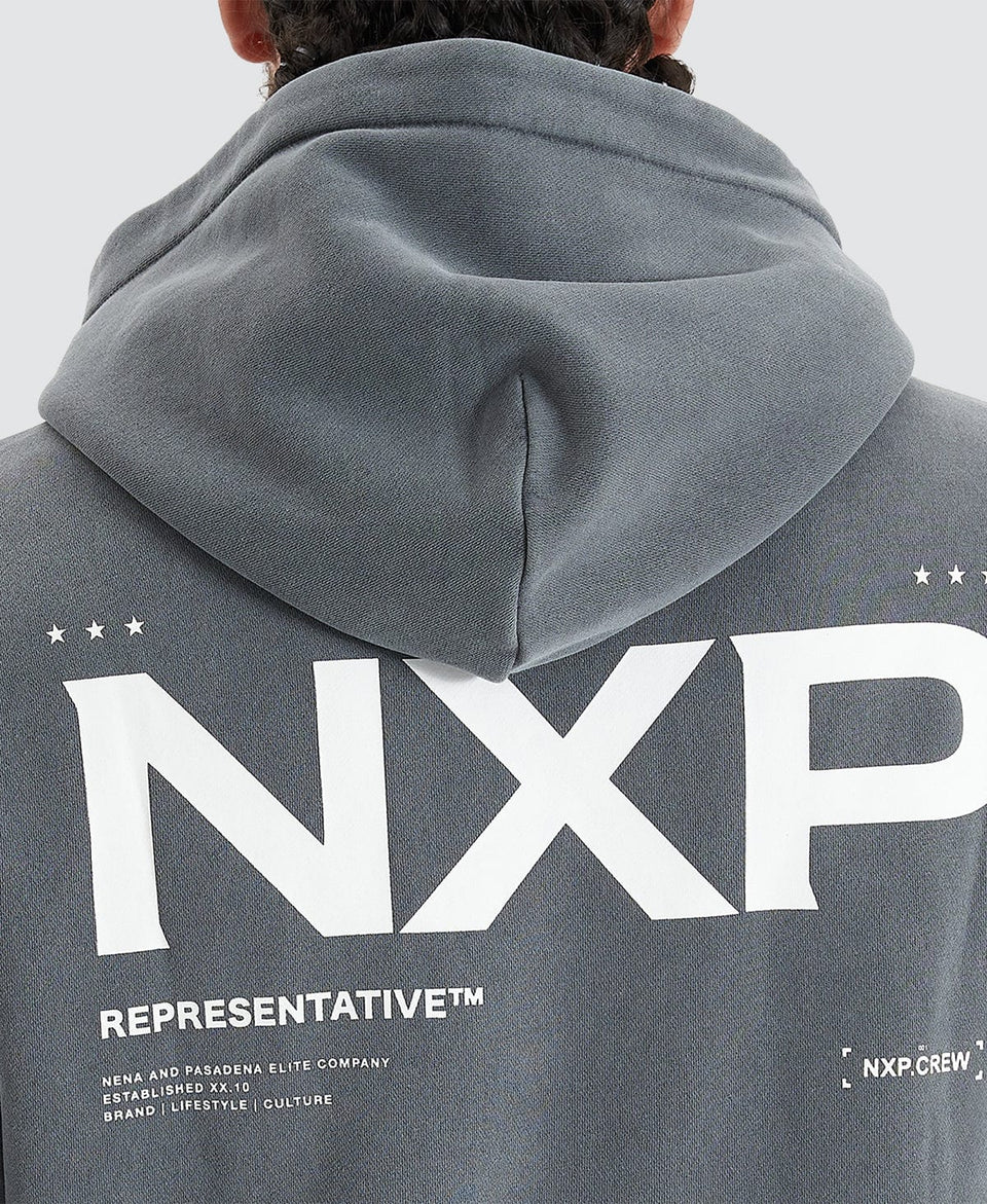 NXP Jump Start Hooded Sweater in Grey - Neverland Store