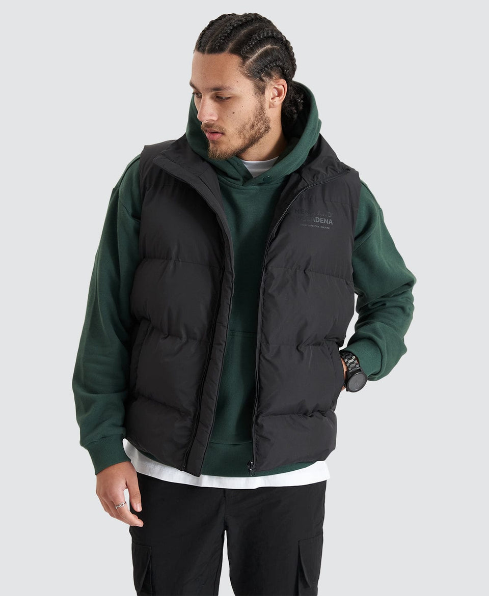 NXP Marshal Puffer Vest in Jet Black - Neverland Store