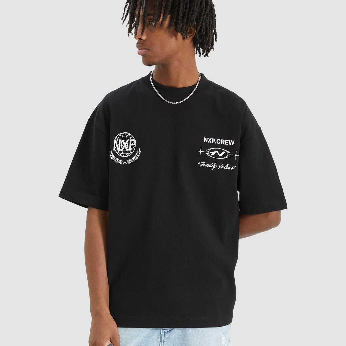 NXP Mode Heavy Street Tee in Jet Black | Neverland | Neverland Store