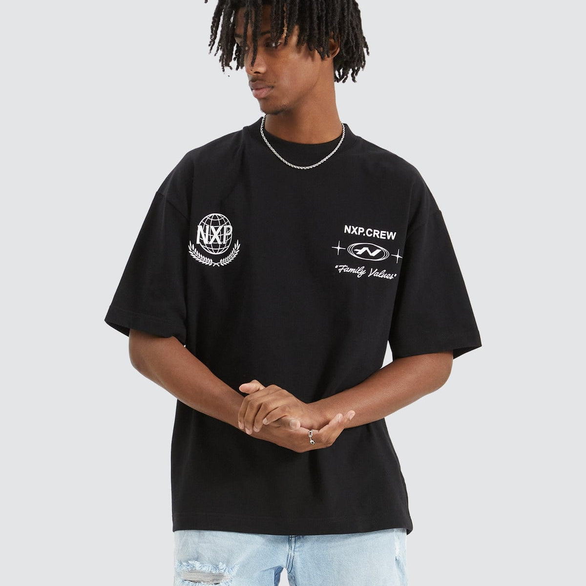 NXP Mode Heavy Street Tee in Jet Black | Neverland | Neverland Store