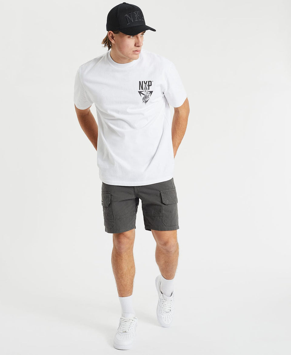 NXP Overland Cargo Shorts in Charcoal Grey | Neverland Store